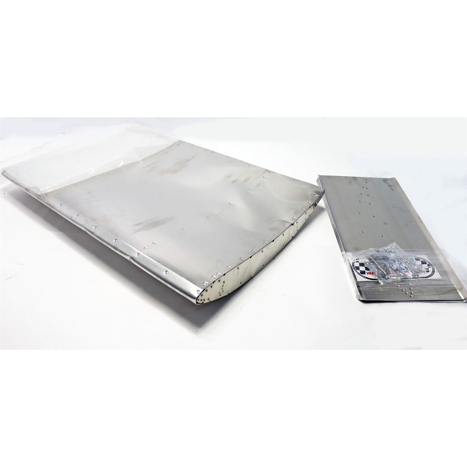 HRP Sprint Car Racing Nose Wing w/ Straight 1 Dish Sideboards