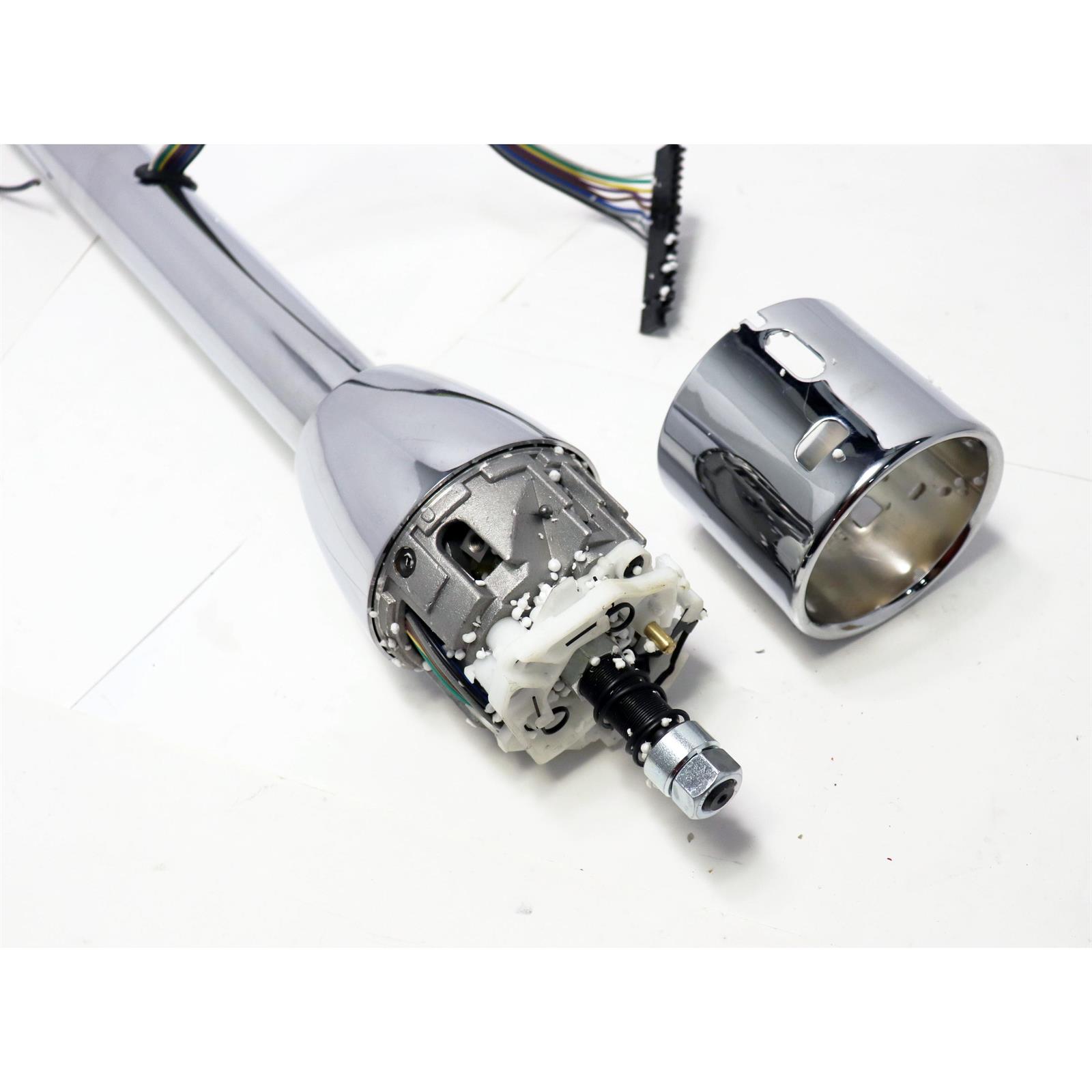 Standard GM 5-Position Tilt Steering Column, 33 Inch Long, Chrome