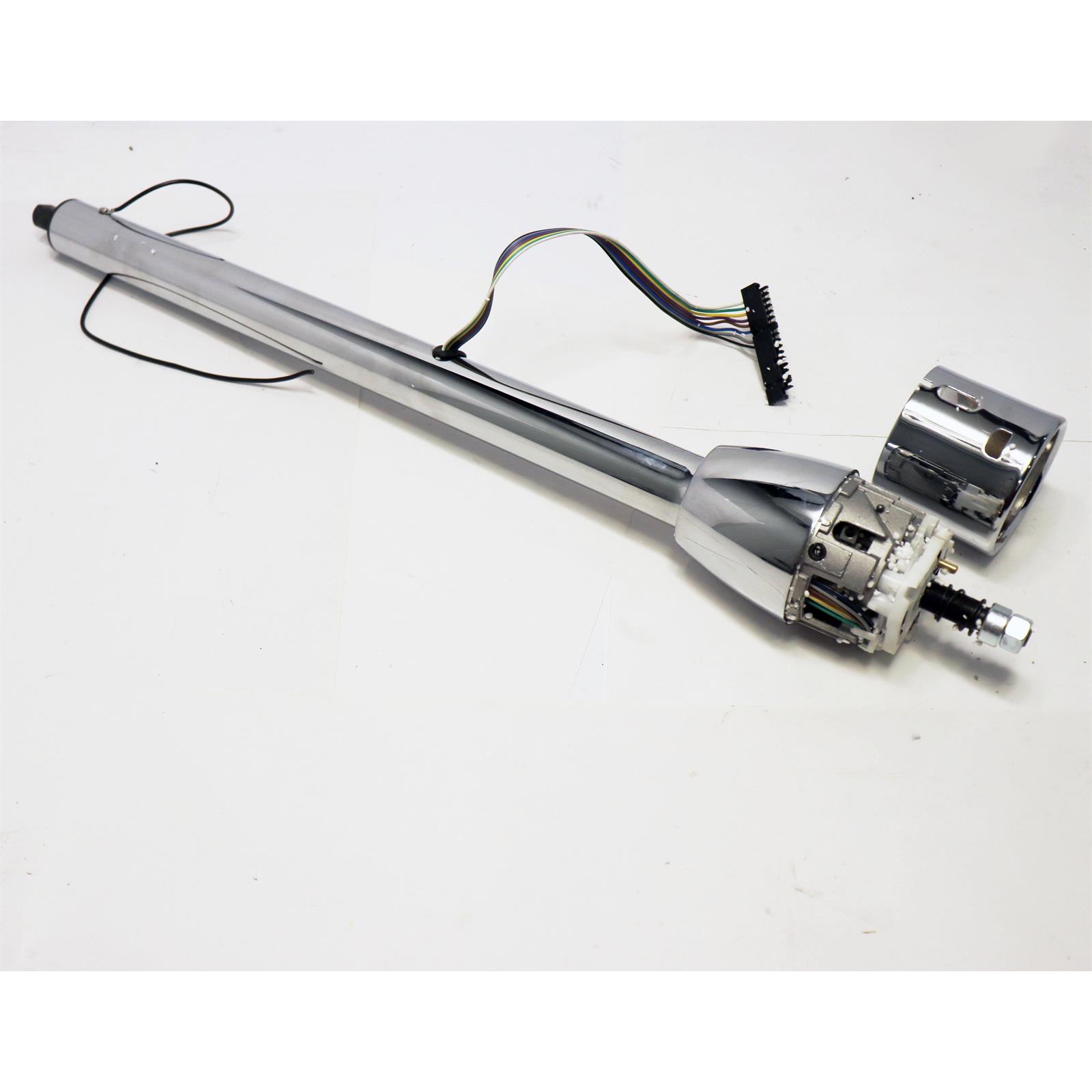 Standard GM 5-Position Tilt Steering Column, 33 Inch Long, Chrome