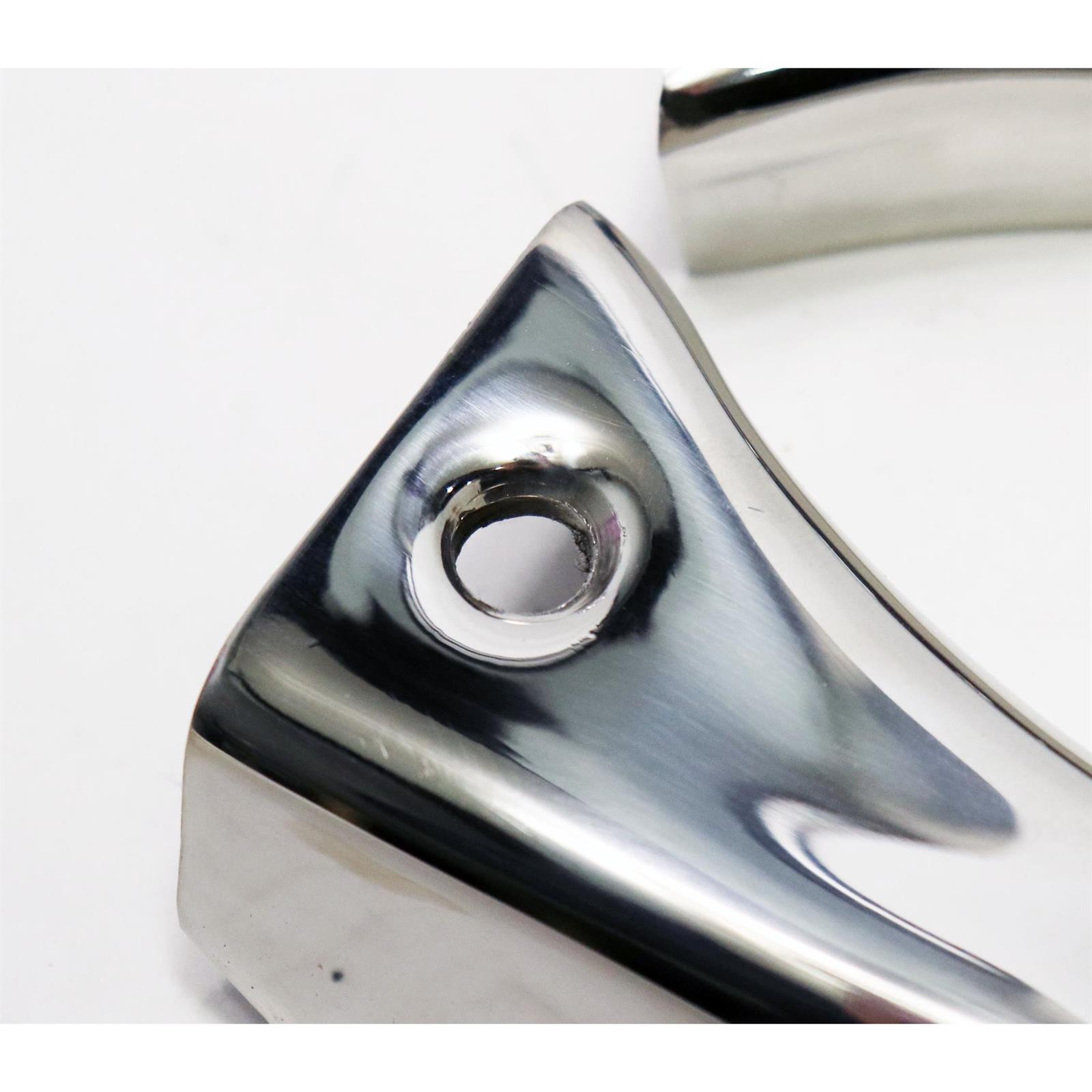 1928-1929 Ford Model A Windshield Posts, Stainless Steel, 2" Chop