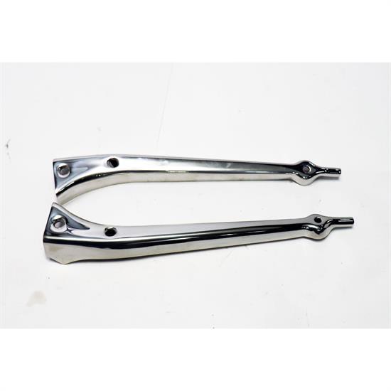 1928-1929 Ford Model A Windshield Posts, Stainless Steel, 2" Chop