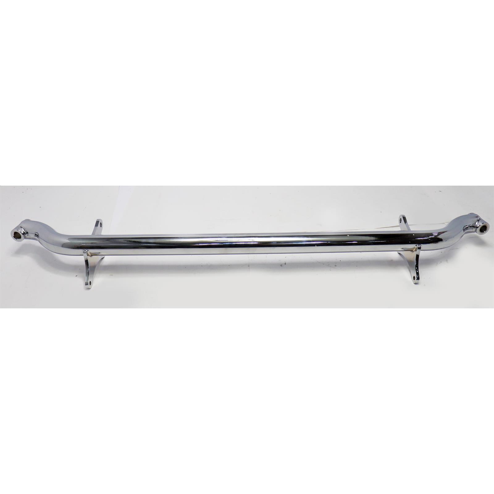 Spring Over Front Tube Axle, Ford Spindle, 4 Inch Drop, Chrome