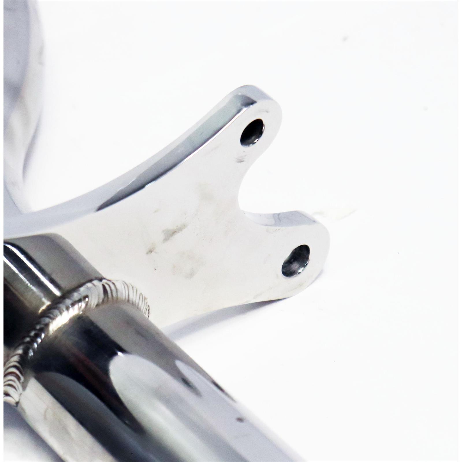 Spring Over Front Tube Axle, Ford Spindle, 4 Inch Drop, Stainless