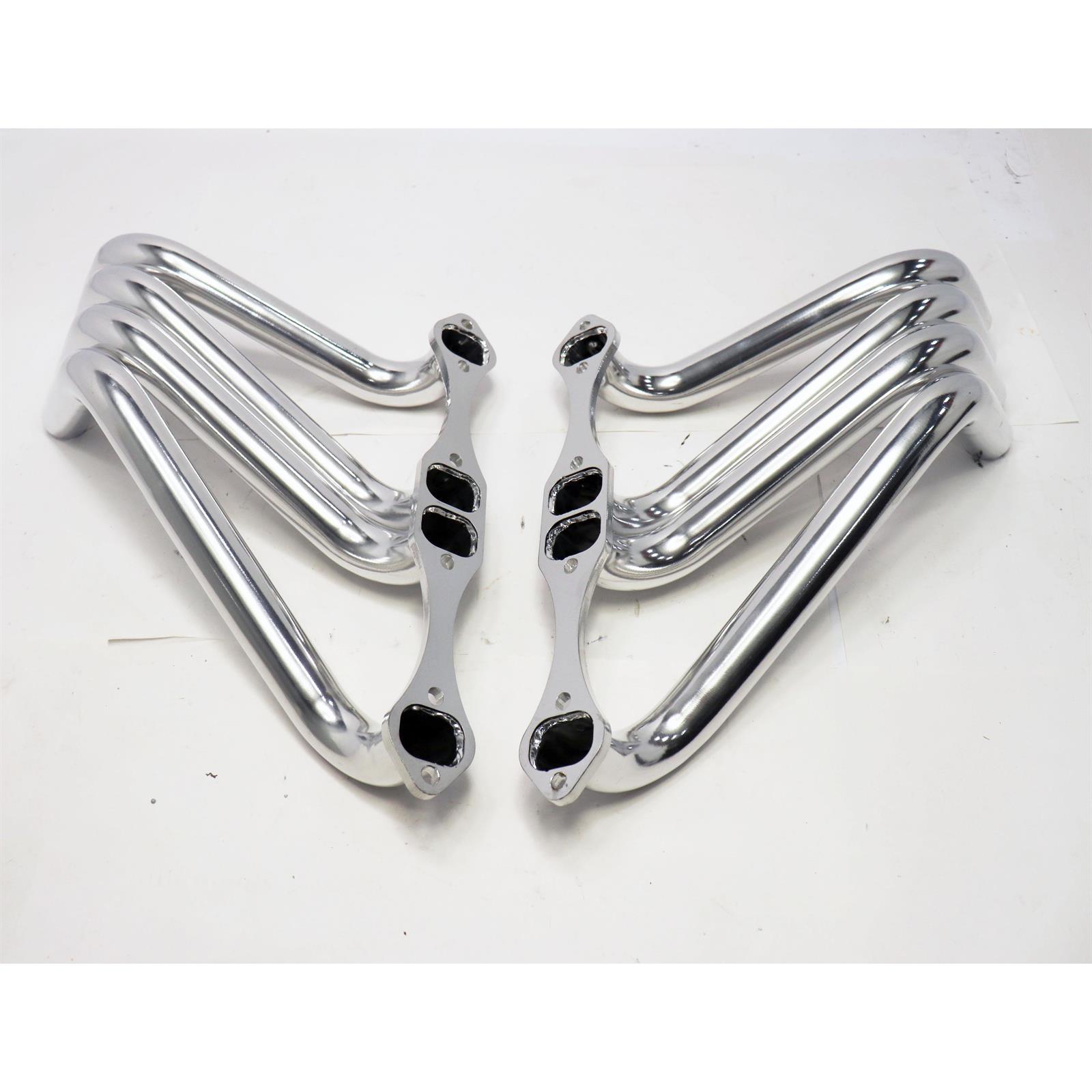 Boom Tube Small Block Chevy Zoomie Headers for Sprints AHC Coated