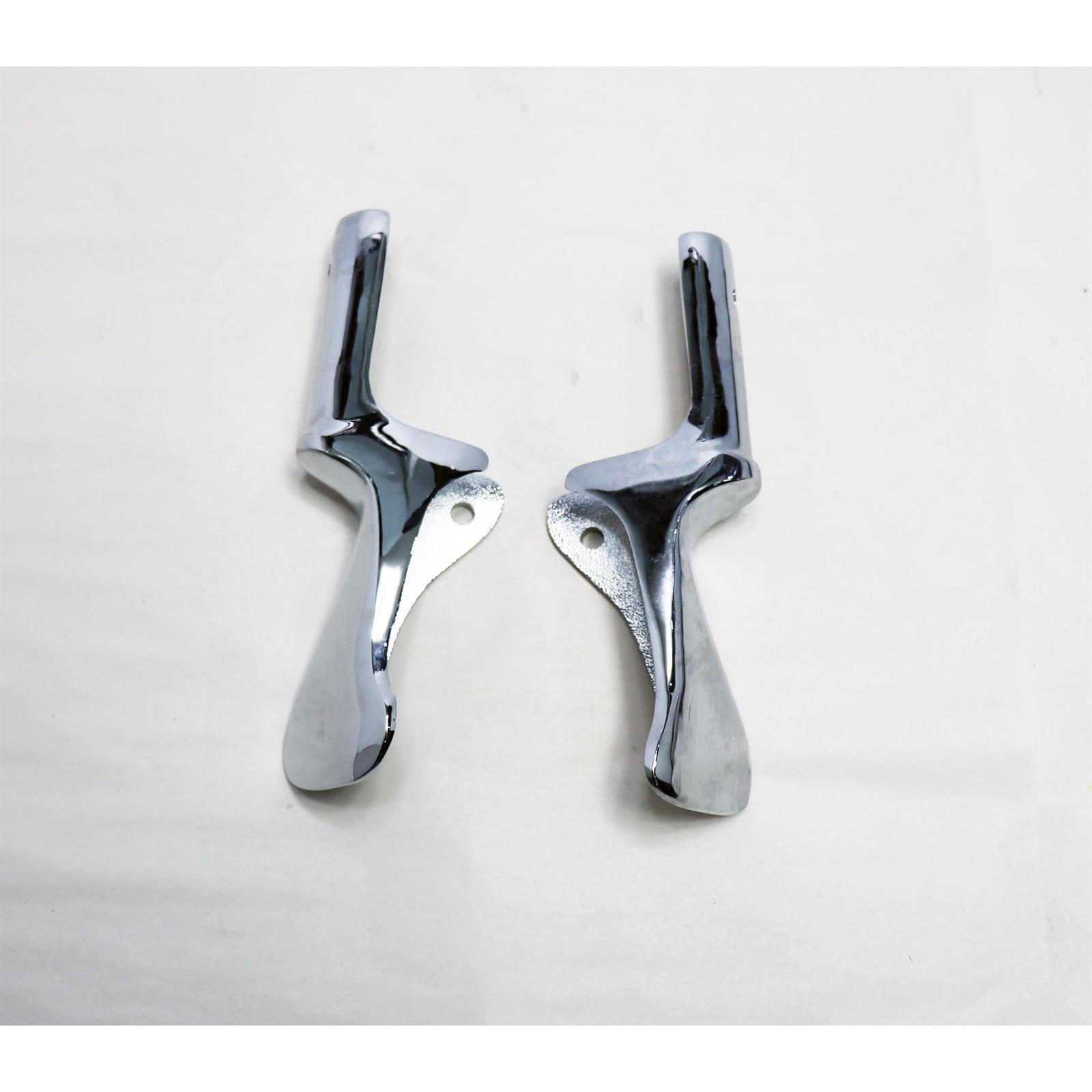 1915-25 Model T Short Style Windshield Posts, Chrome