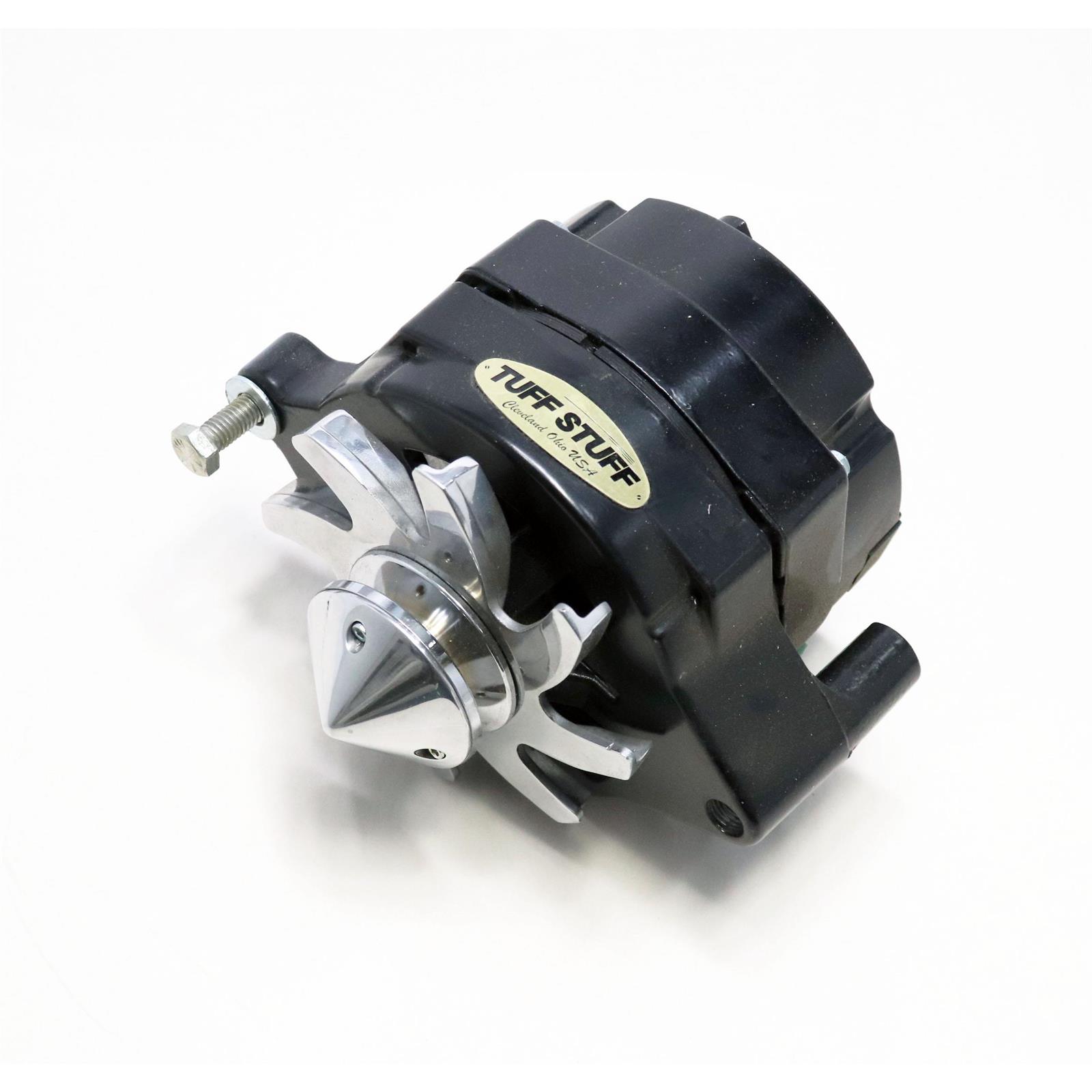 Tuff Stuff Black 140A Silver Bullet Ford Alternator 1-Wire V-Belt