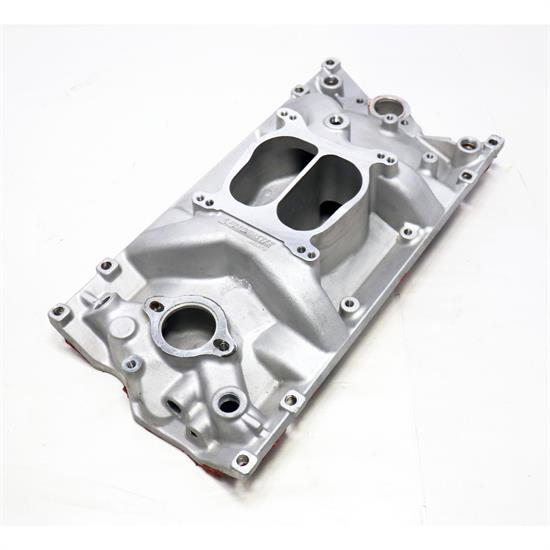 Speedmaster 1-147-004 SBC LowRise Vortec Intake Manifold, Satin