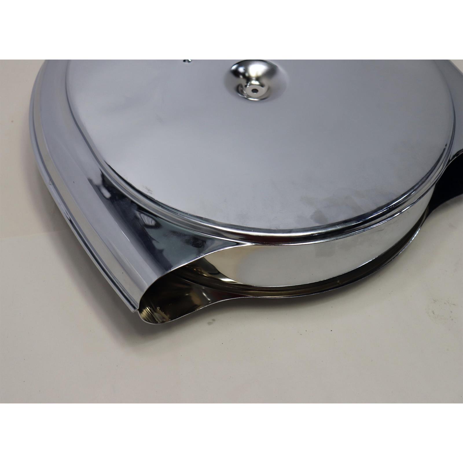 Retro Air Cleaner, Steel, 1951-56 Cadillac/Oldsmobile, Chrome