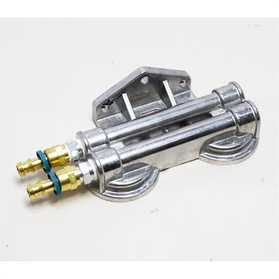 Dual Horizontal Remote Oil Filter Bracket