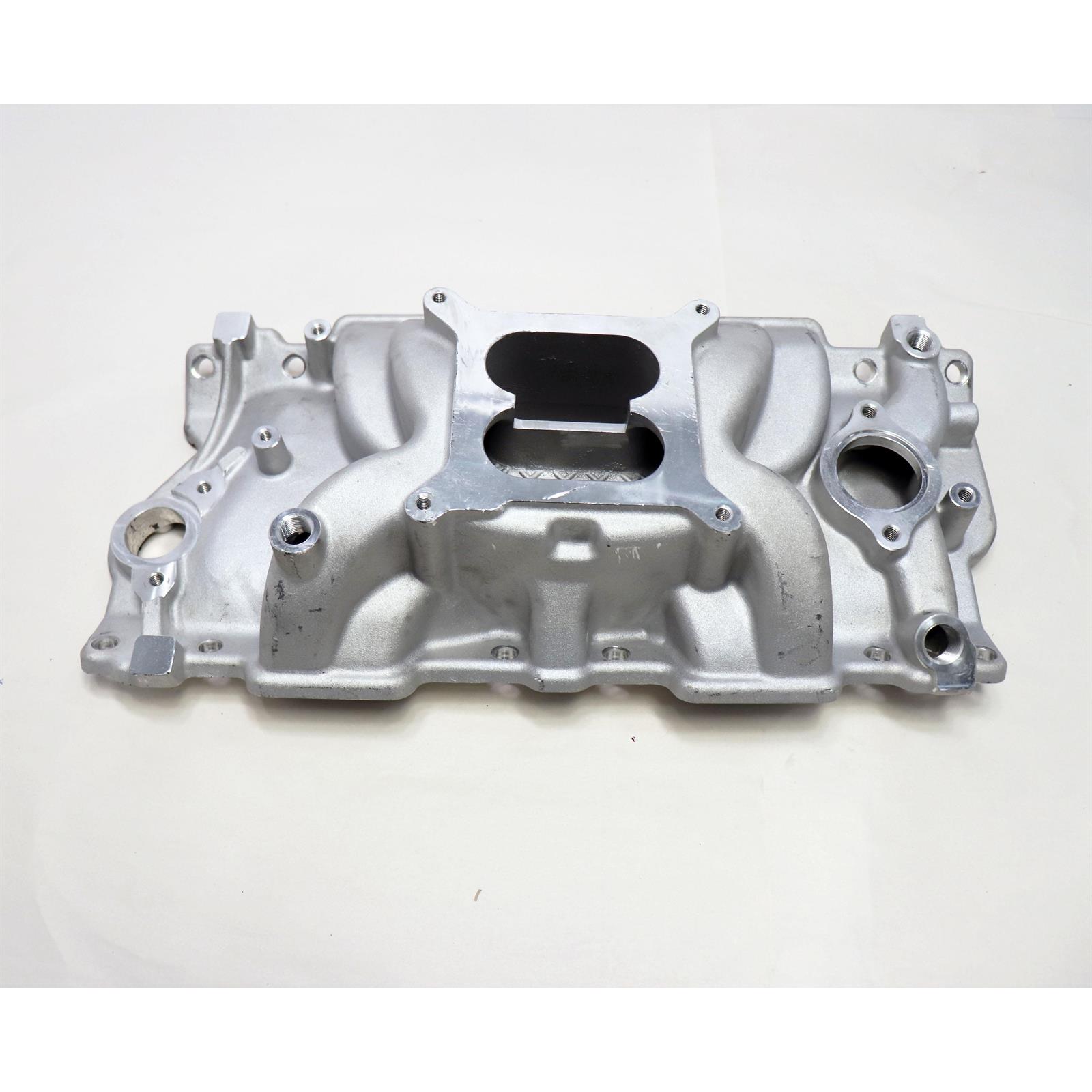 Speedway Small Block Chevy Hi-Rise Intake Manifold, Plain Finish