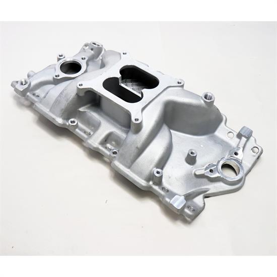 Speedway Small Block Chevy Hi-Rise Intake Manifold, Plain Finish