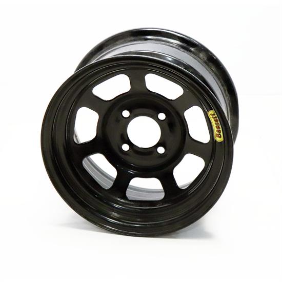 Bassett 38SH4 13X8 Inertia 4x100 mm 4 In BS Black Wheel