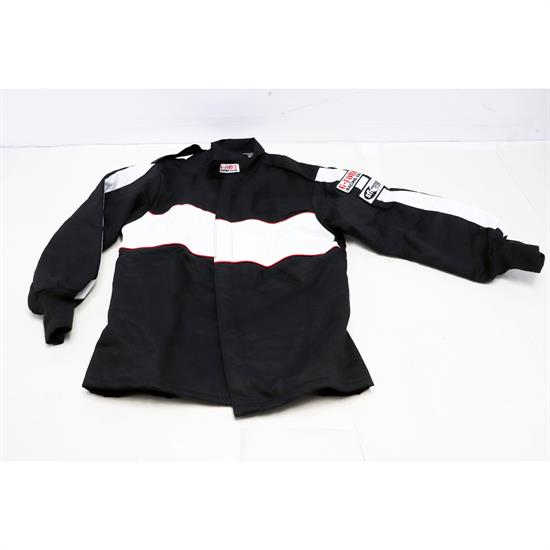 G-Force GF505 Racing Suit Jacket Only, Black, Small, 3.2A/5 SFI