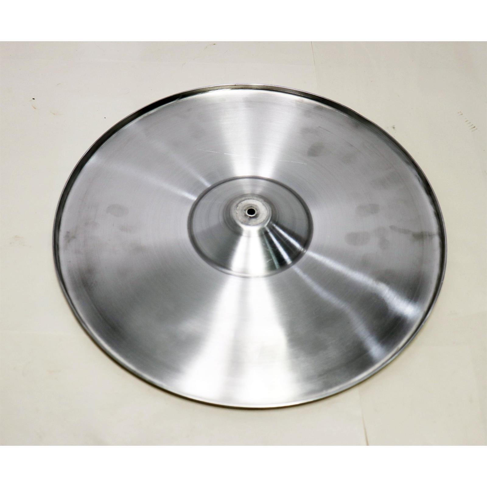 Speedway Motors 14 Inch Flat Air Cleaner Top, Spun Aluminum