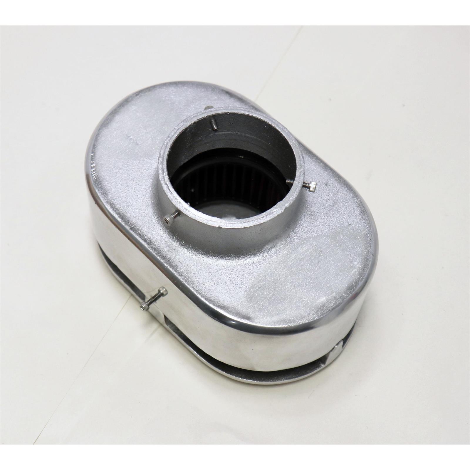 Edmunds Custom Air Cleaner, Oval, 2-5/8 Inch Neck