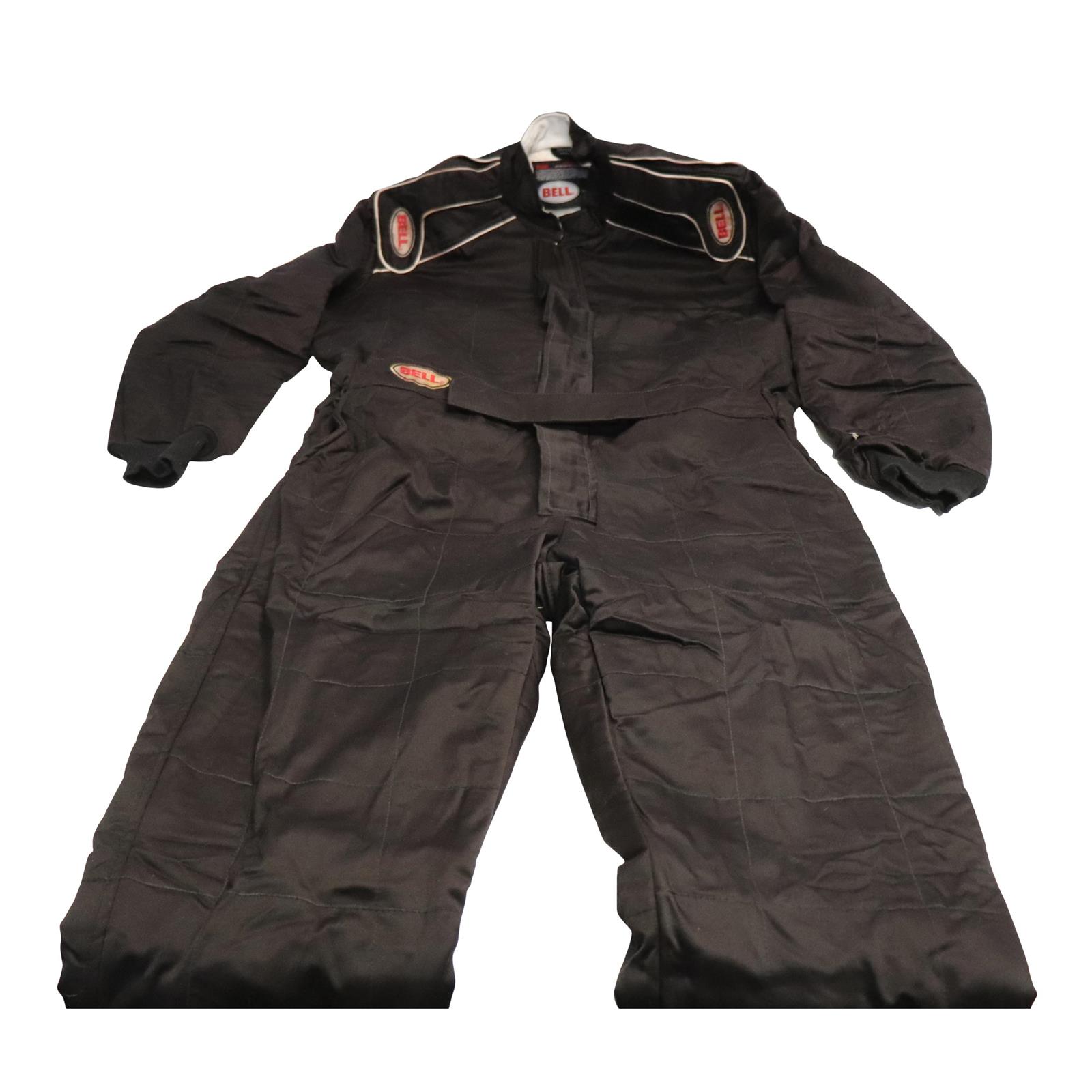 Bell Endurance II Racing Suit, 1-Piece Black XXL, SFI 3.2A/5