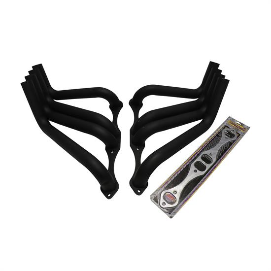 Boom Tube Small Block Chevy Zoomie Headers for Sprints, Raw Finis