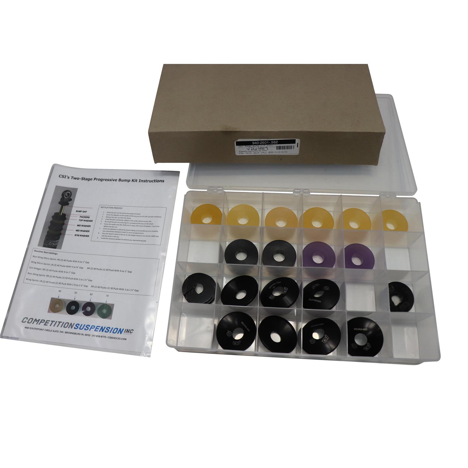 CSI KIT-A16-CSI-F-9/16 Progressive Bump Kit, 9/16 Inch, 26 pc