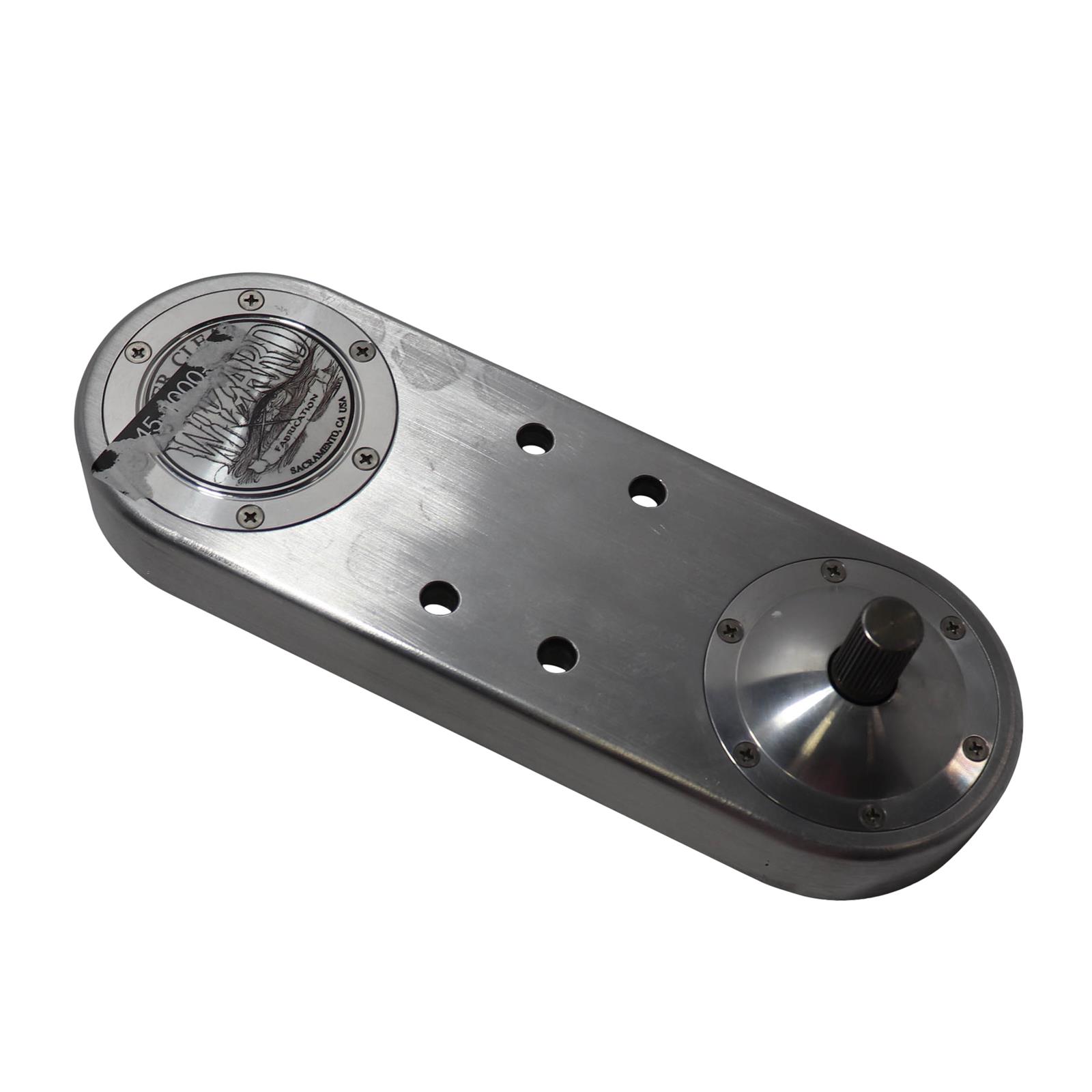 8 Inch Offset Steer Clear Steering Box Drop-Brushed-3/4-36 Spline