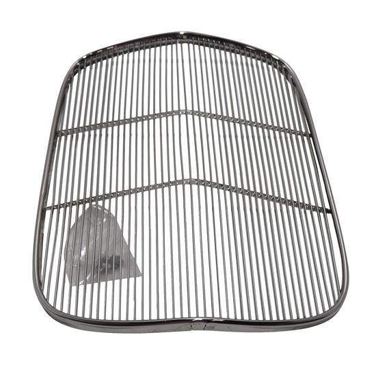 Speedway 1932 Ford Stainless Grille Insert, Chopped 4-1/2 Inches