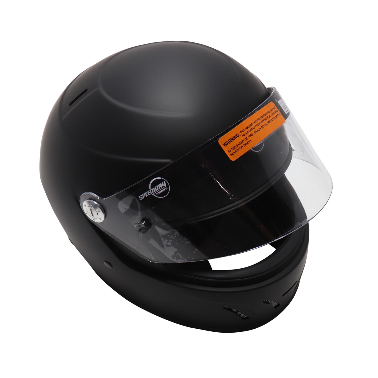 Speedway Motors SA2020 Lightweight Racing Helmet Flat Black XXL