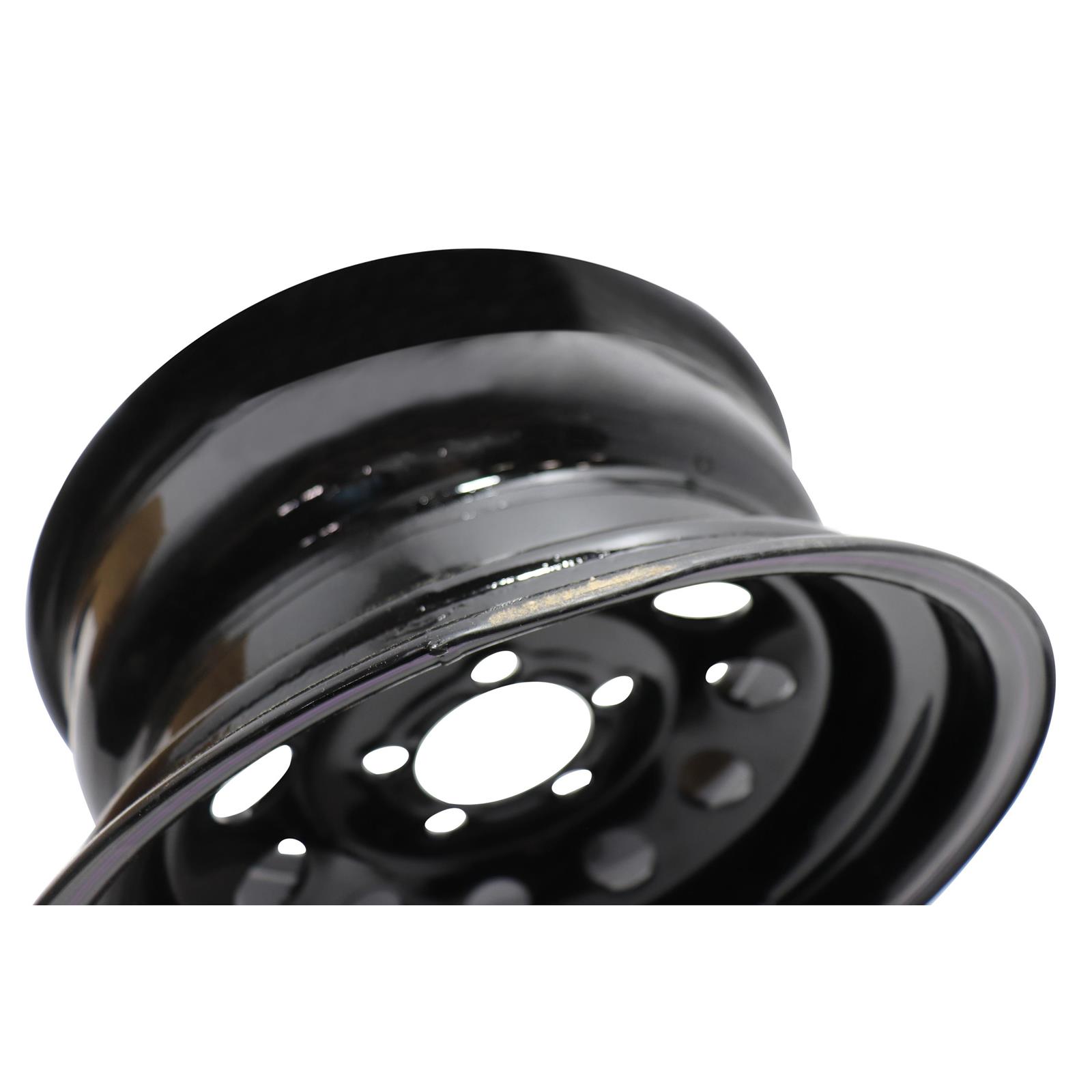 Speedway 15x7 Black Circle Track Steel Wheel, 5x4.5, 3 Offset
