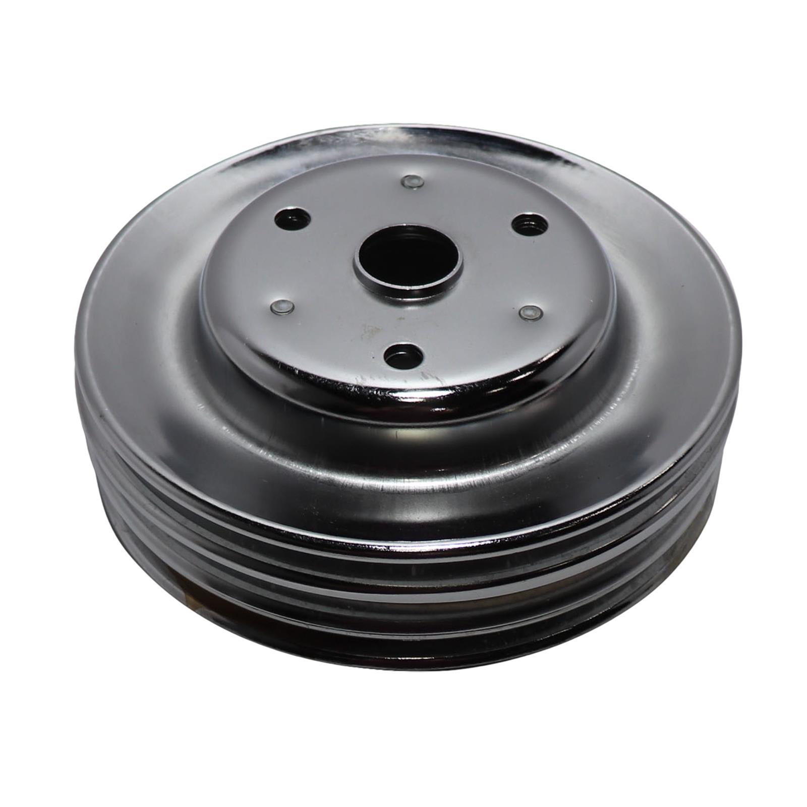 1969-85 Small Block Chevy Triple Groove Lower Pulley, Long Water