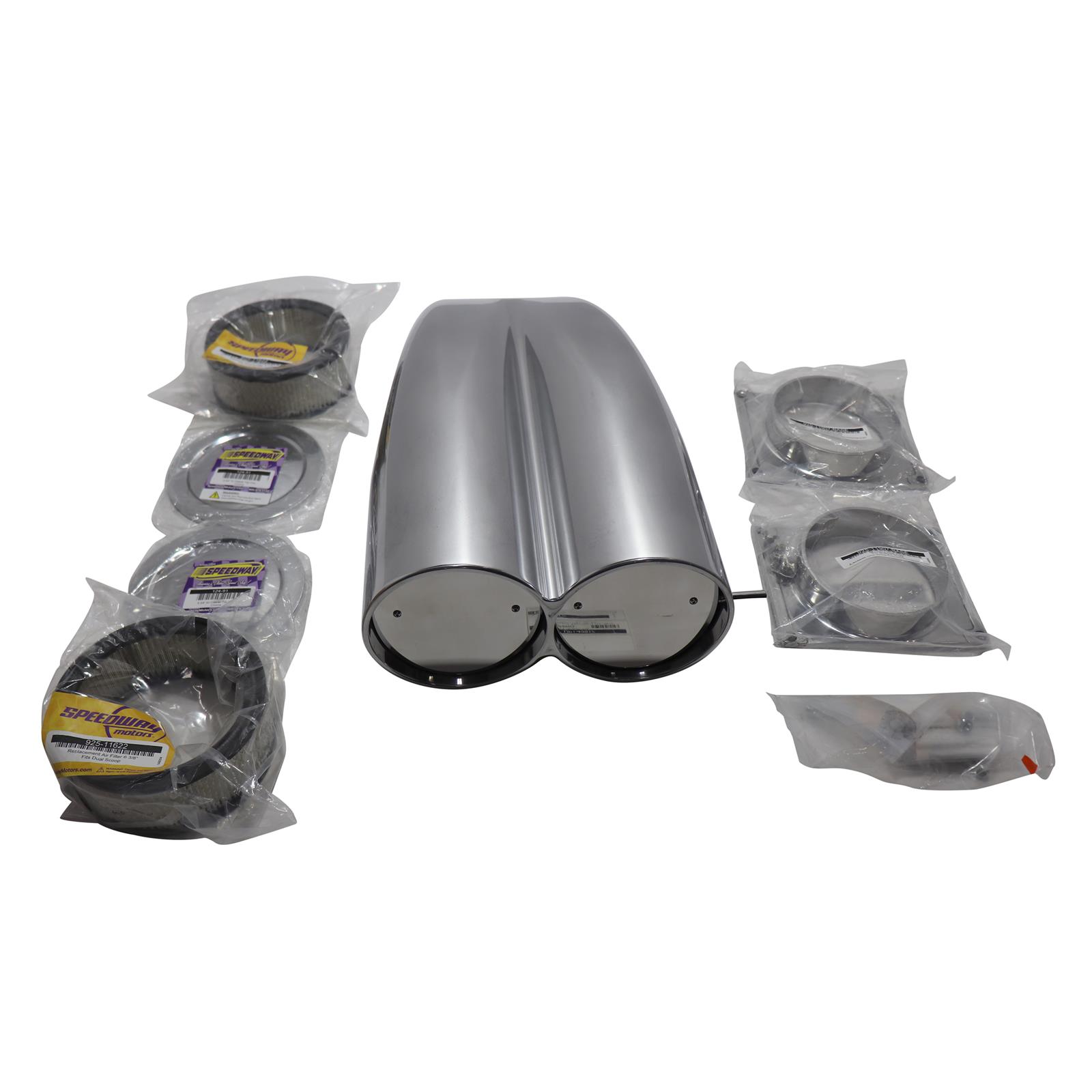 Shotgun Bill's Scoop® Aluminum Air Intake Scoop, Polished