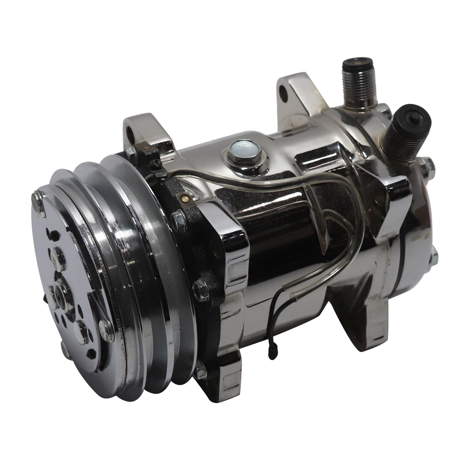 Speedway Sanden 508 Chrome A/C Compressor
