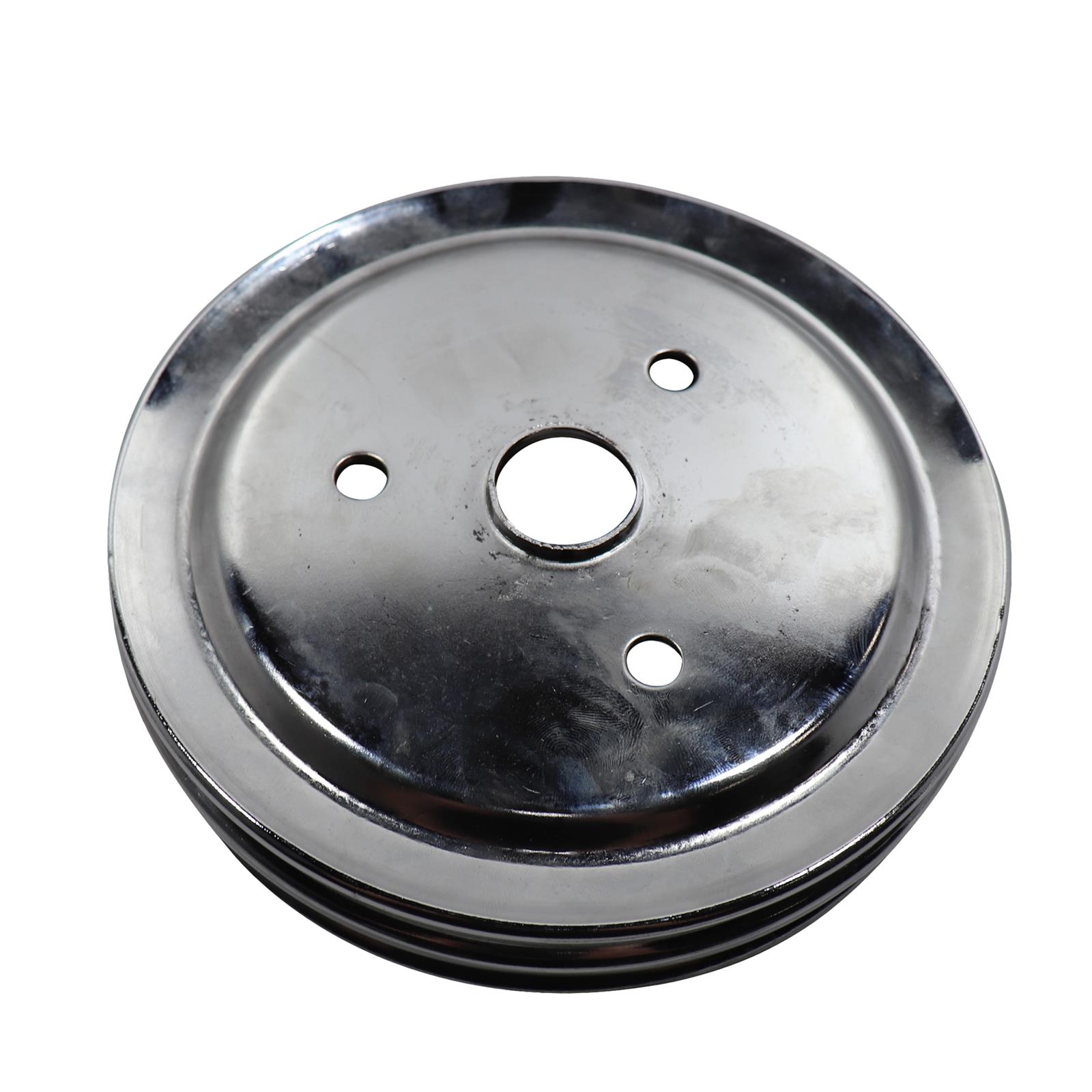 1969-85 Small Block Chevy Double Groove Lower Pulley, Long Water