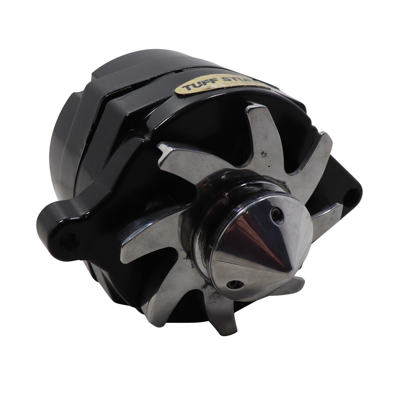 Tuff Stuff Black 140A Silver Bullet Ford Alternator 1-Wire V-Belt