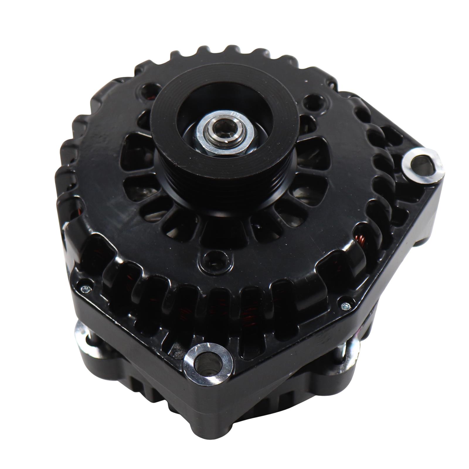 GM AD244 Style High Output 220 Amp All Black Alternator
