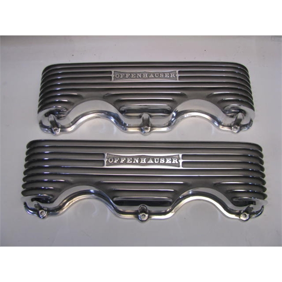 Garage Sale - Offenhauser 348-409 Chevy Finned Aluminum Valve Covers