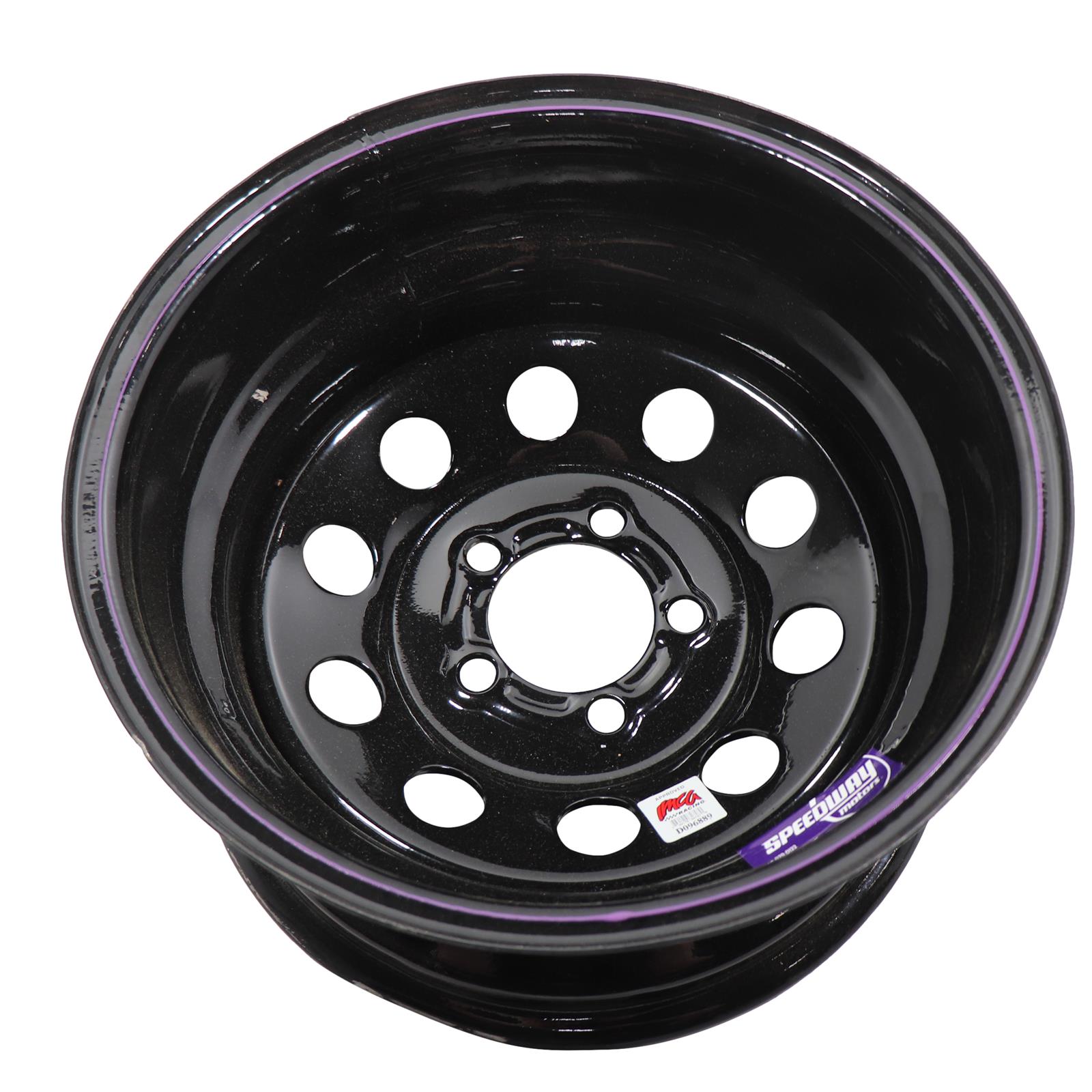 Speedway 15x8 IMCA Wheel, 2 Backspace, 5x4.5