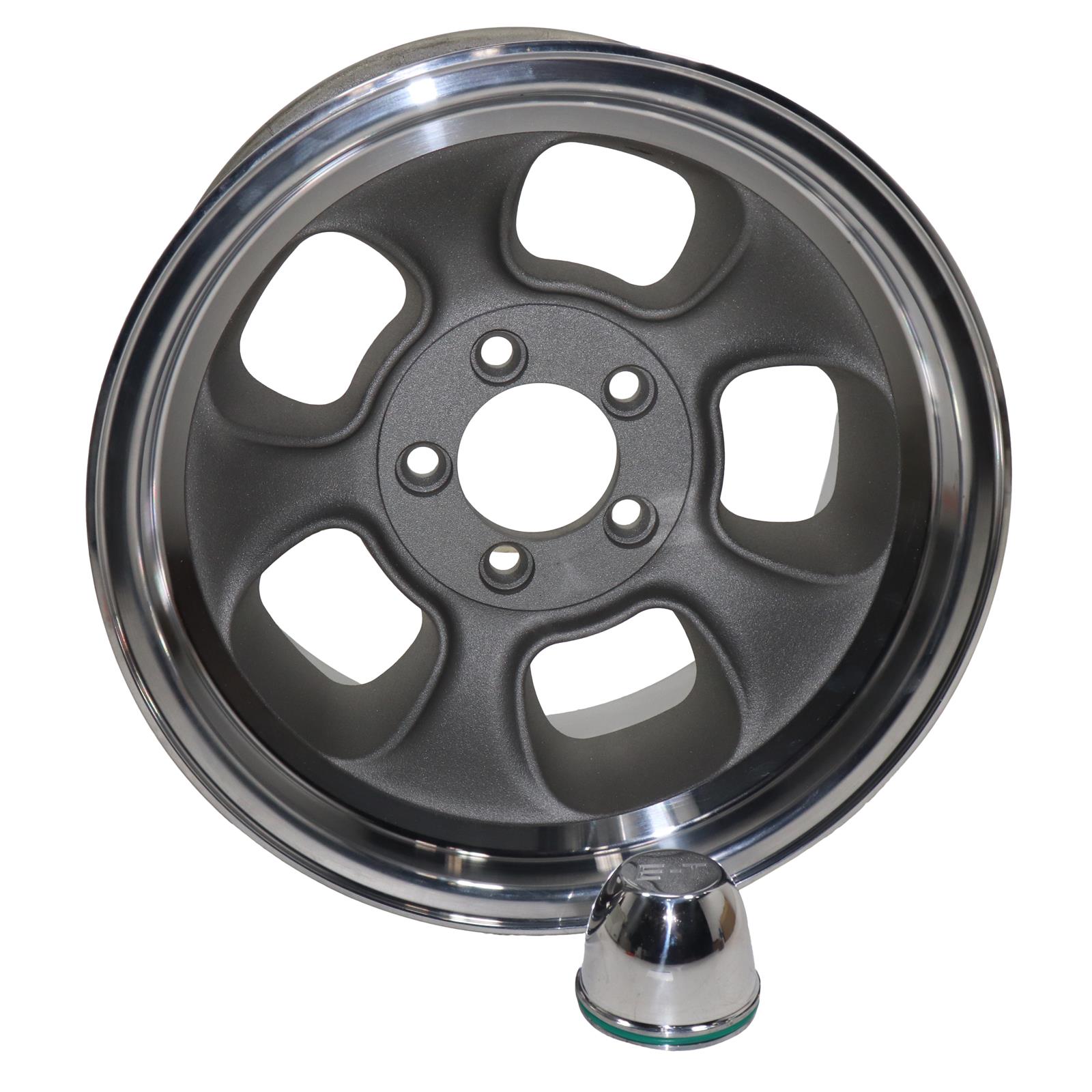 Team III ET Five-Window 15 In Wheel, 15x8, 5x4.5, 4 In Backspace