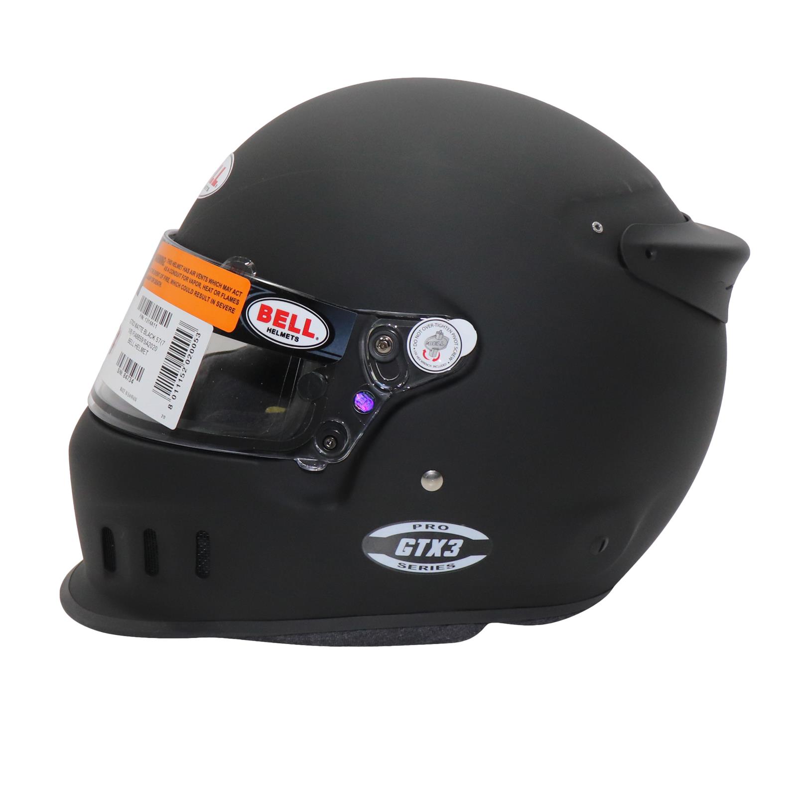 Bell GTX3 SA2020 Helmet, Matte Black, 7-1/8 Inch