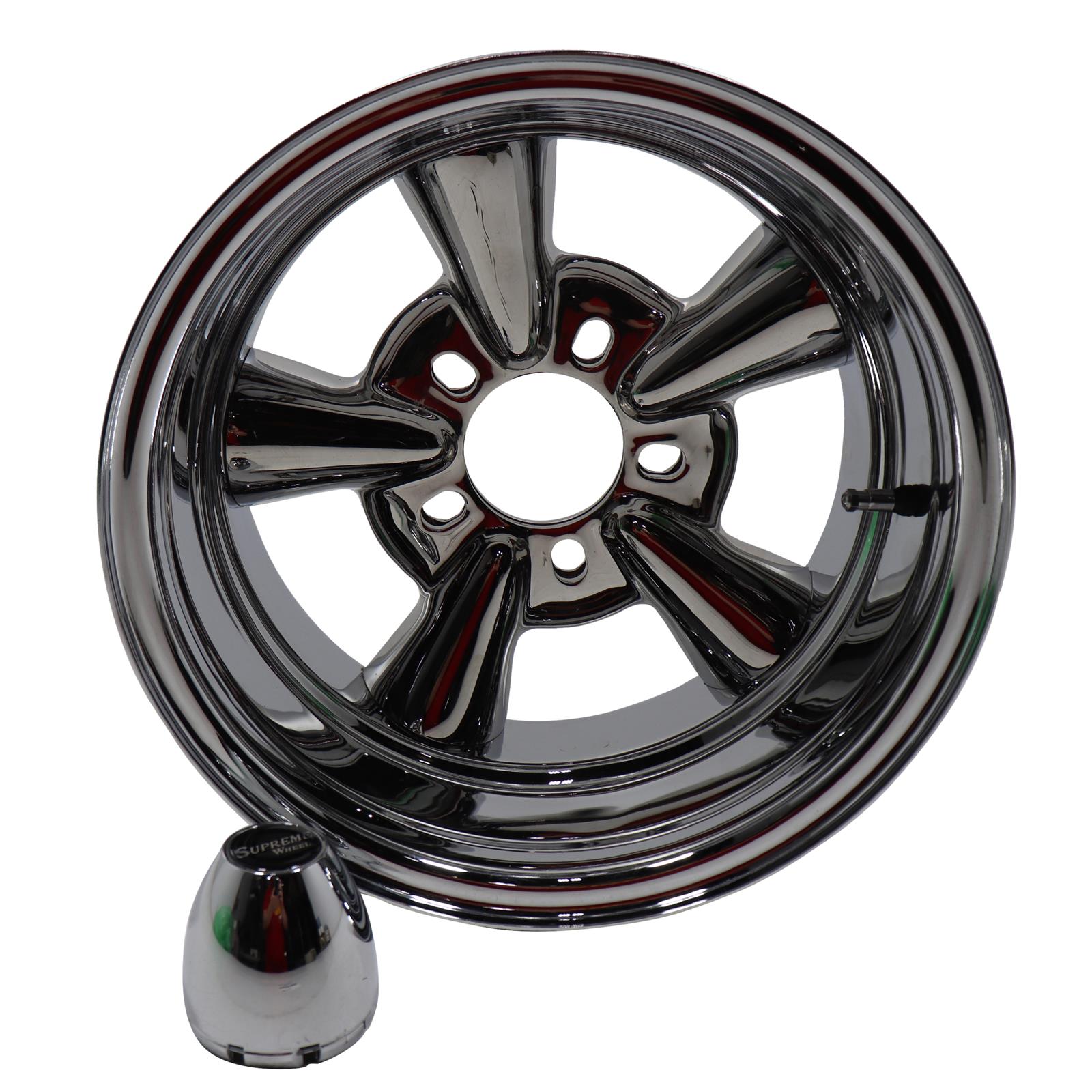 Allied Wheel 6747099R Supreme 14 x 7 Reverse Wheel, 5x4.5/5x4.75/