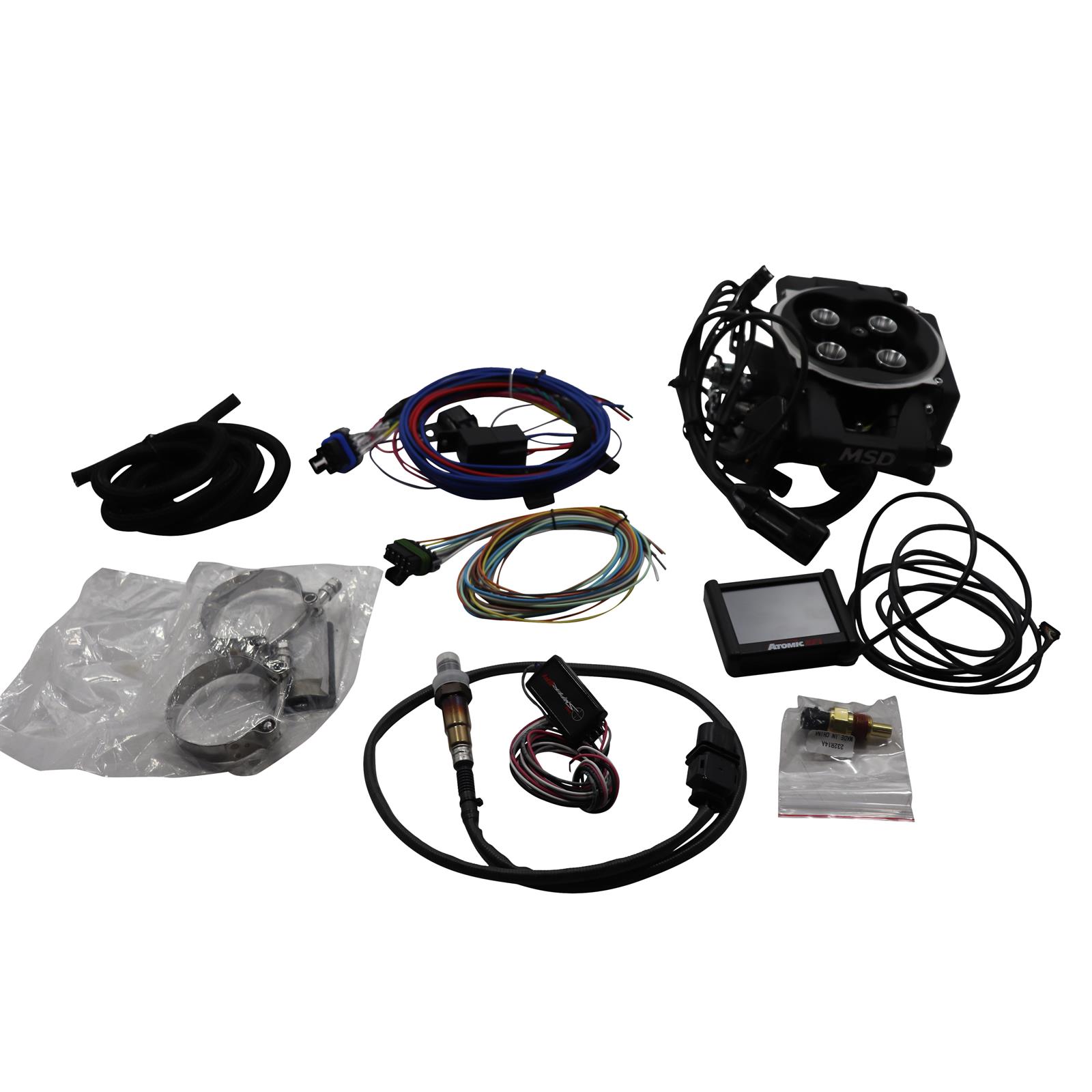 MSD 2900-2BK Atomic EFI 2 865 CFM Throttle Body Master Kit, Black