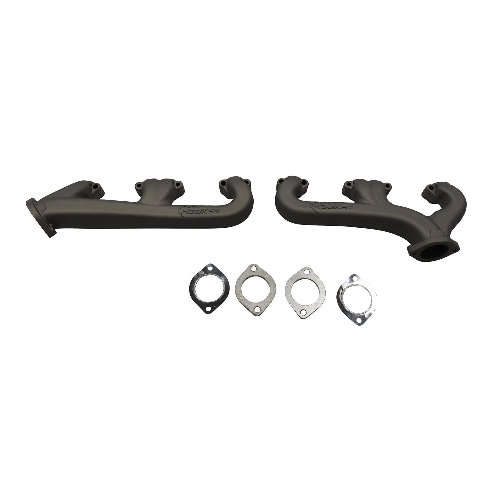Hooker 8525-4HKR S/B Chevy Exhaust Manifolds, 2.5 Inch, Titanium