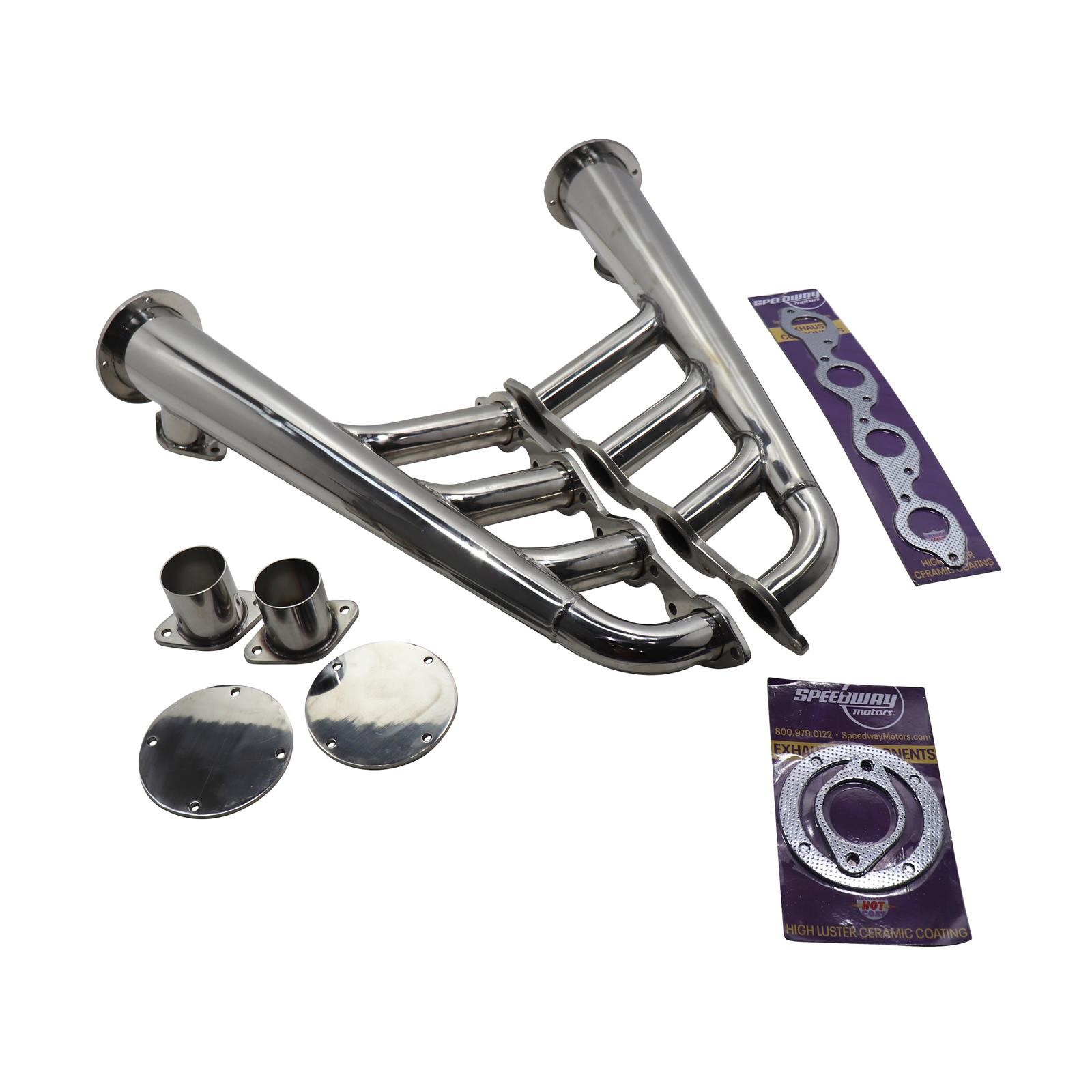 Big Block Chevy Lake Style Headers, Stainless Steel