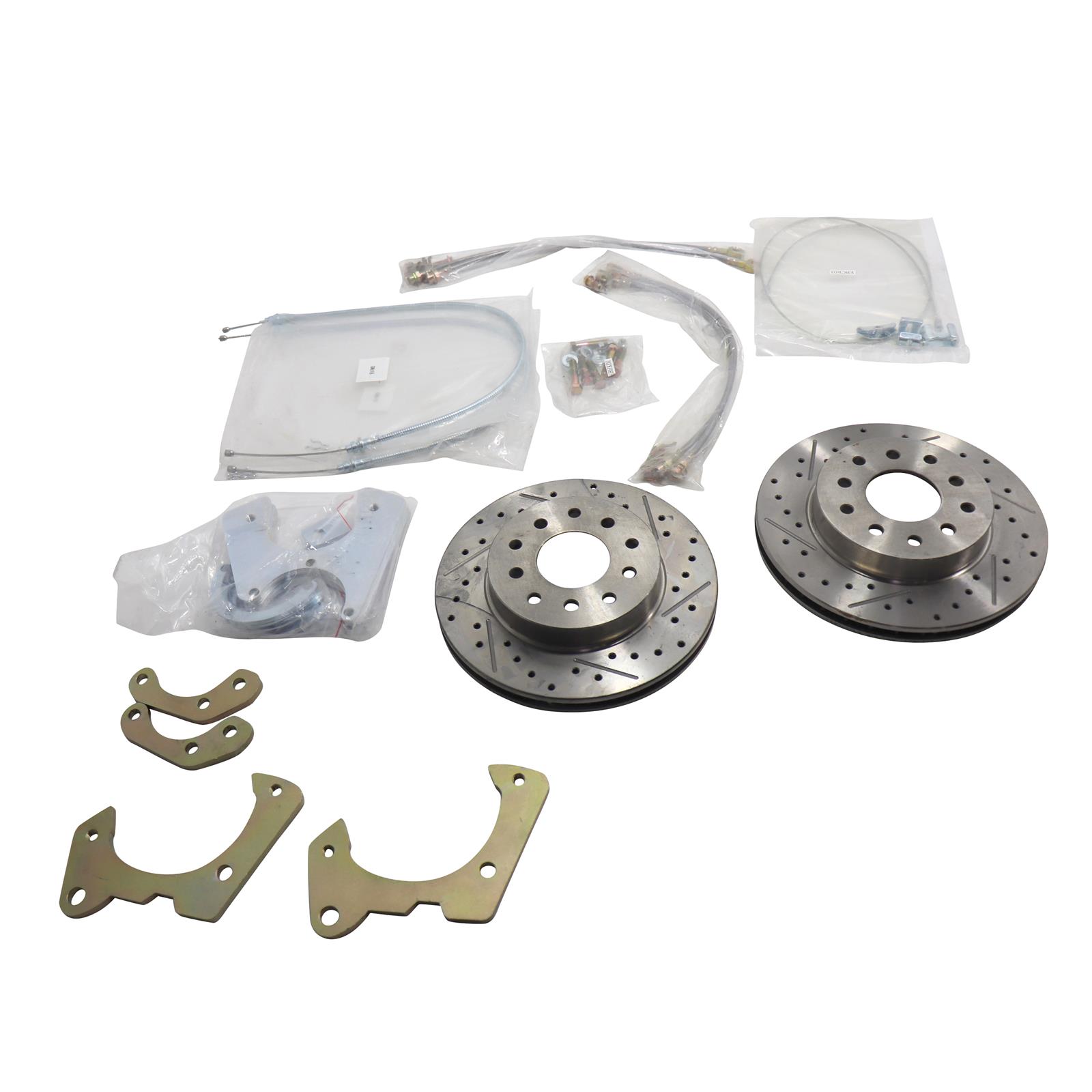 Speedway 59-64 Impala 4 Wheel Power Disc Brake Conv. Kit, D/S Rot