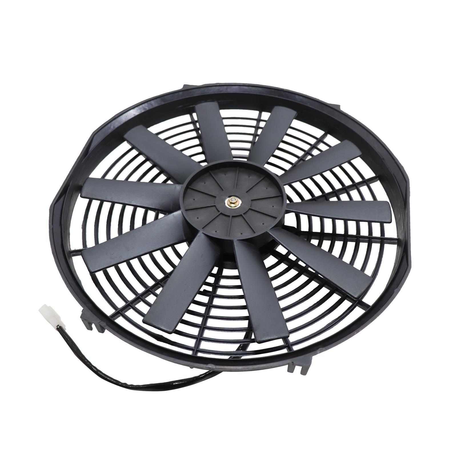 6 Volt Electric Radiator Cooling Fan-14 Inch Dia. Push/Pull-10 Bl