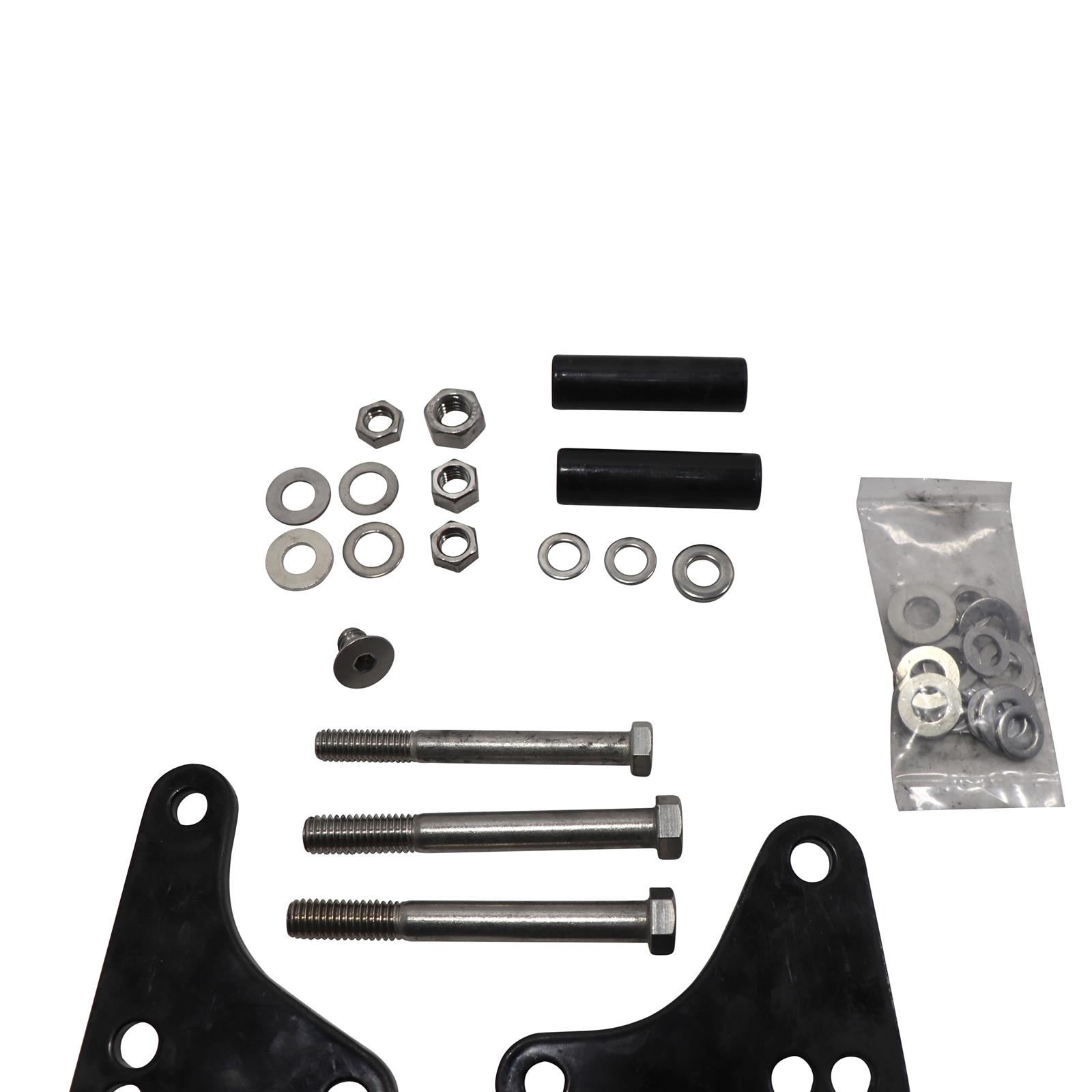 Bills Hot Rod Co. 500 Series B/B Chevy Power Steering Bracket, Bl