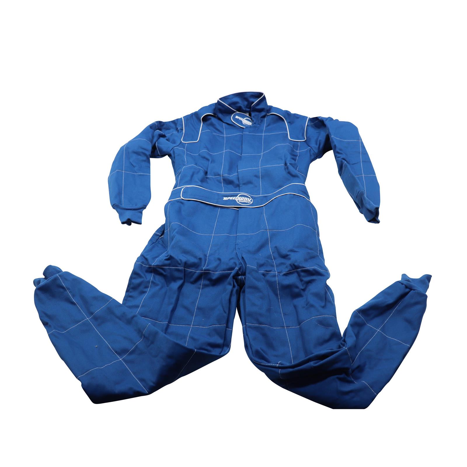 Speedway Blue 2 Layer Racing Suit-One Piece-SFI-5 Rated, XL