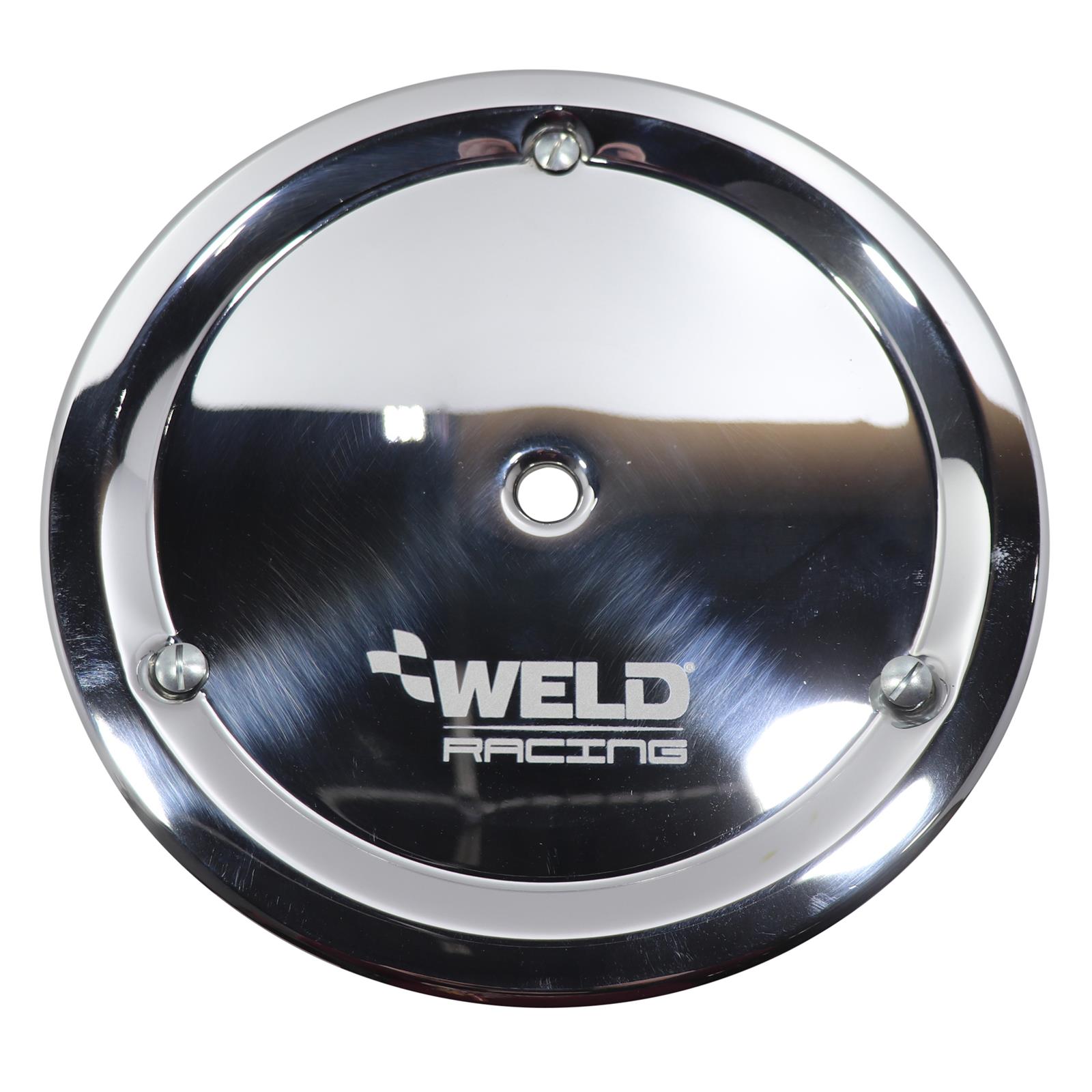 Weld Racing Ultra 13" Midget Mud Plug Wheel Cover, Polished Alumi