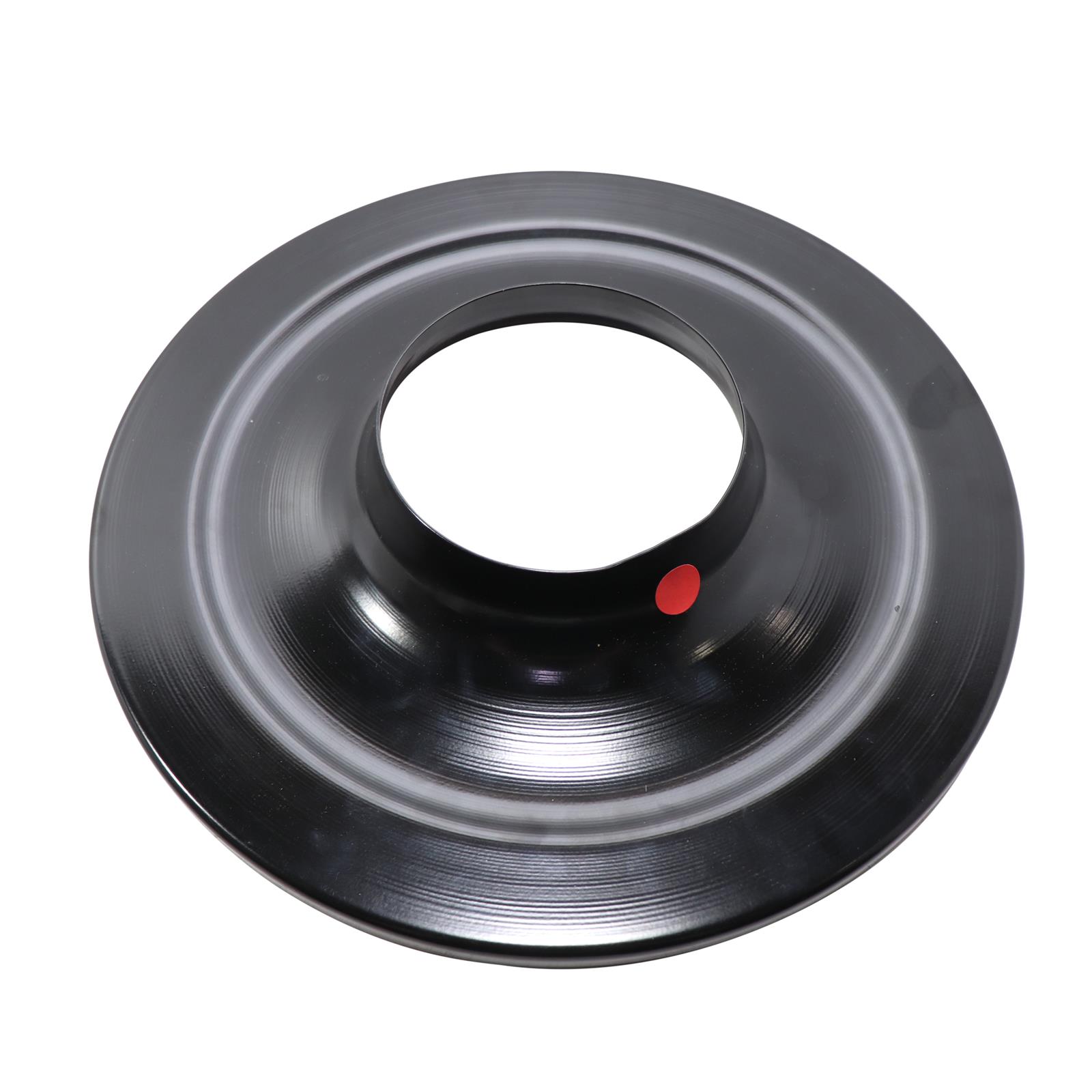 Speedway 14 Inch Air Cleaner Housing Flat Base, Black Powdercoat