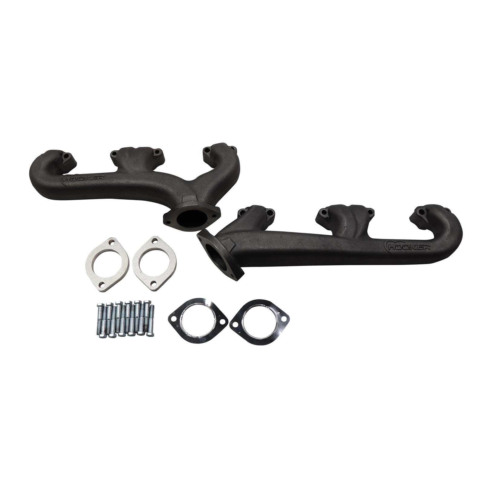 Hooker 8525HKR S/B Chevy Exhaust Manifolds, 2-1/2 Inch, Natural