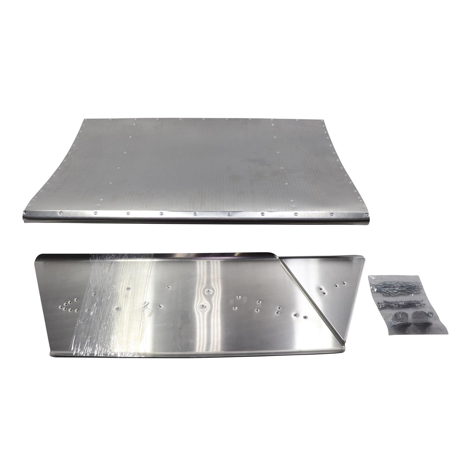 HRP Sprint Car Racing Nose Wing w/ 60 Degree 1 Dish Angled Sidebo