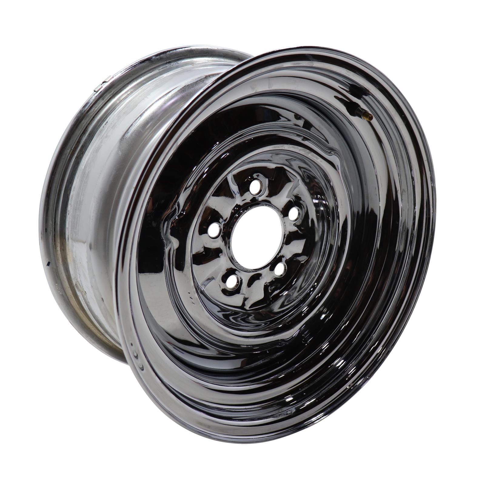 Speedway O/E Style Hot Rod Chrome Steel Wheel, 15x7, 5x4.5,