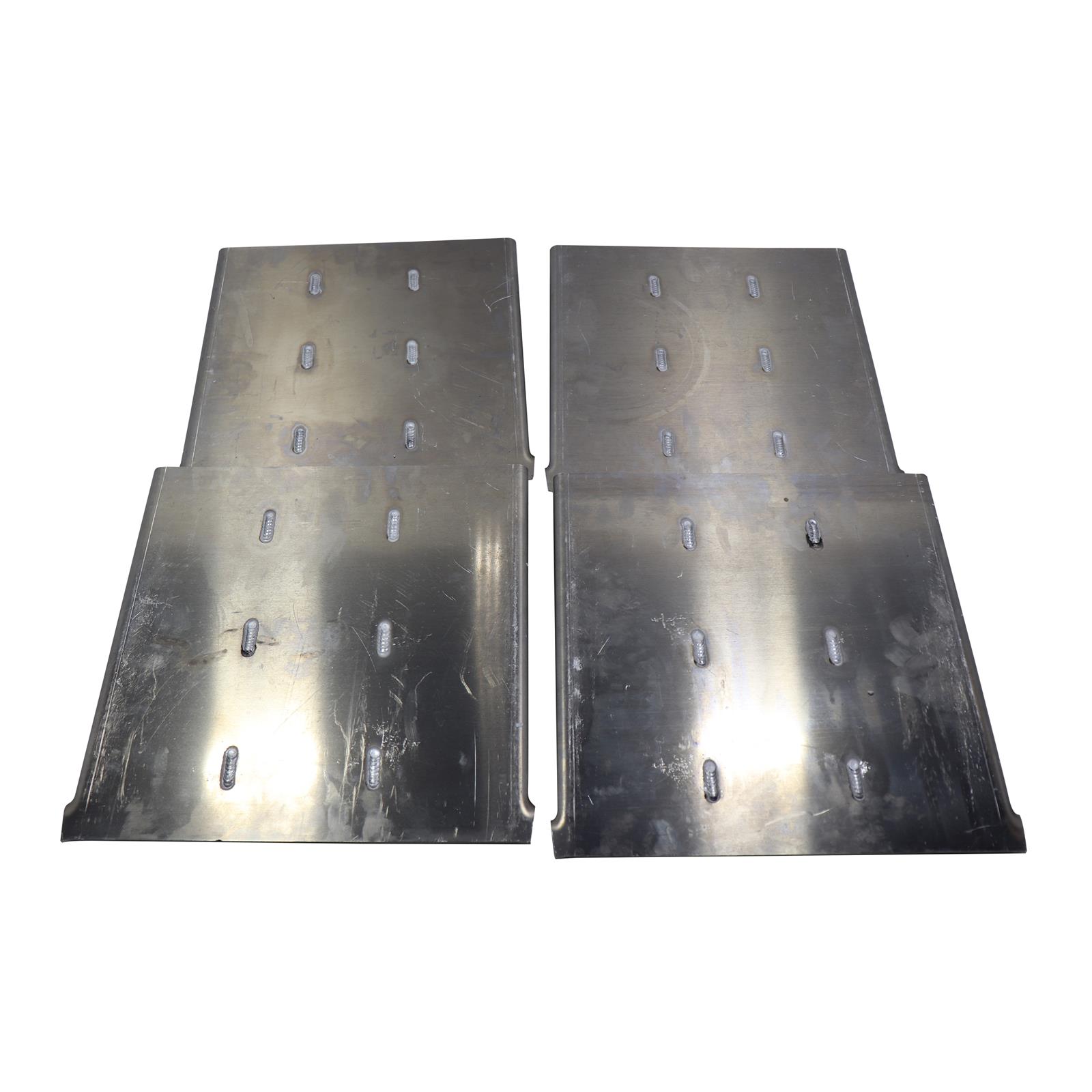 Aluminum Ramps for 2.5 Inch Scale Pads, 15 Inch Long, Set of 4